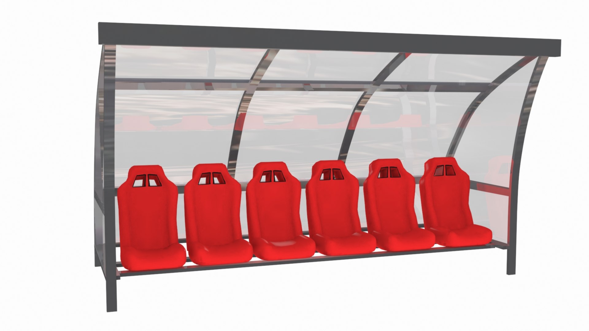 Soccer bench model - TurboSquid 2150216