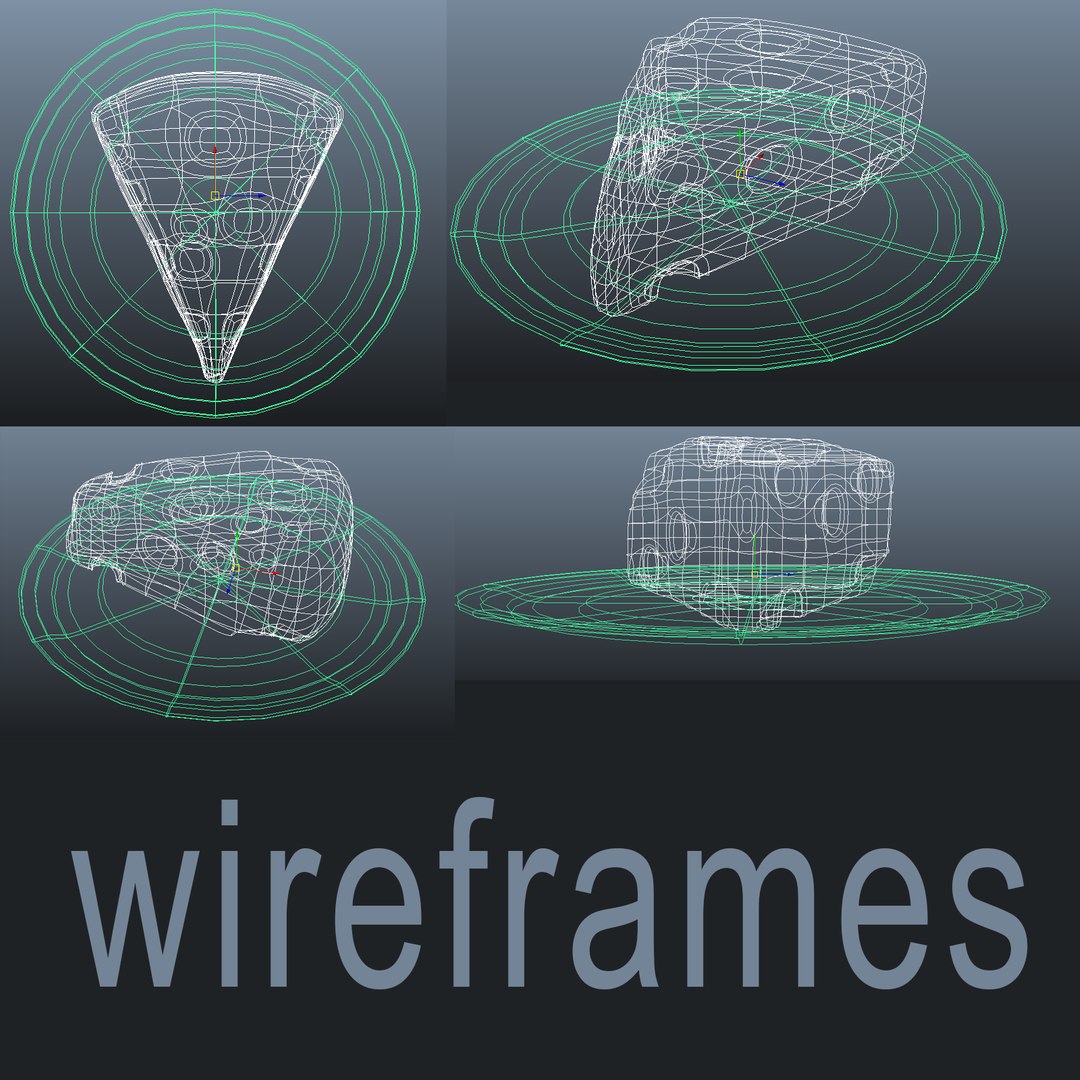 3d Model Block Cheese