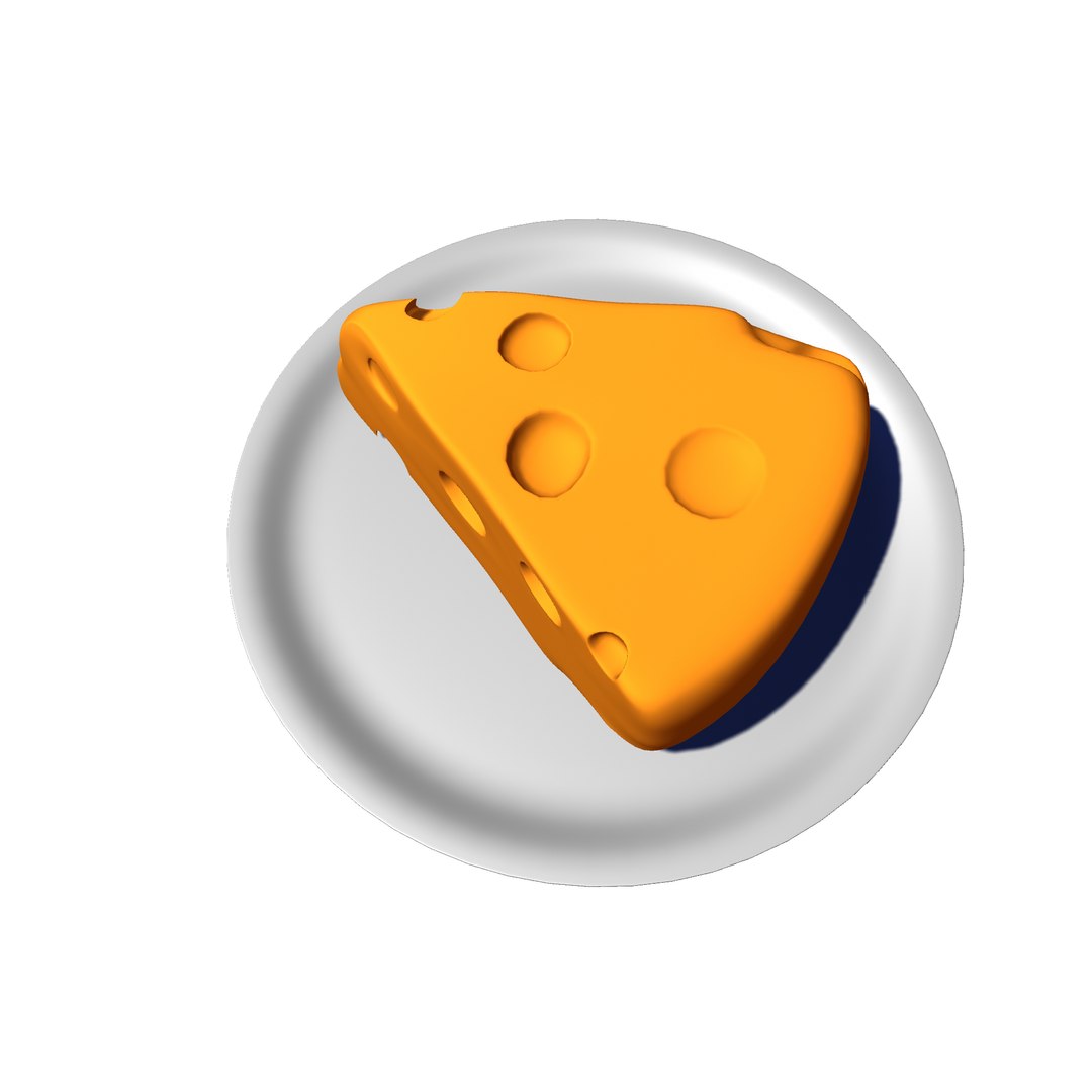 3d Model Block Cheese
