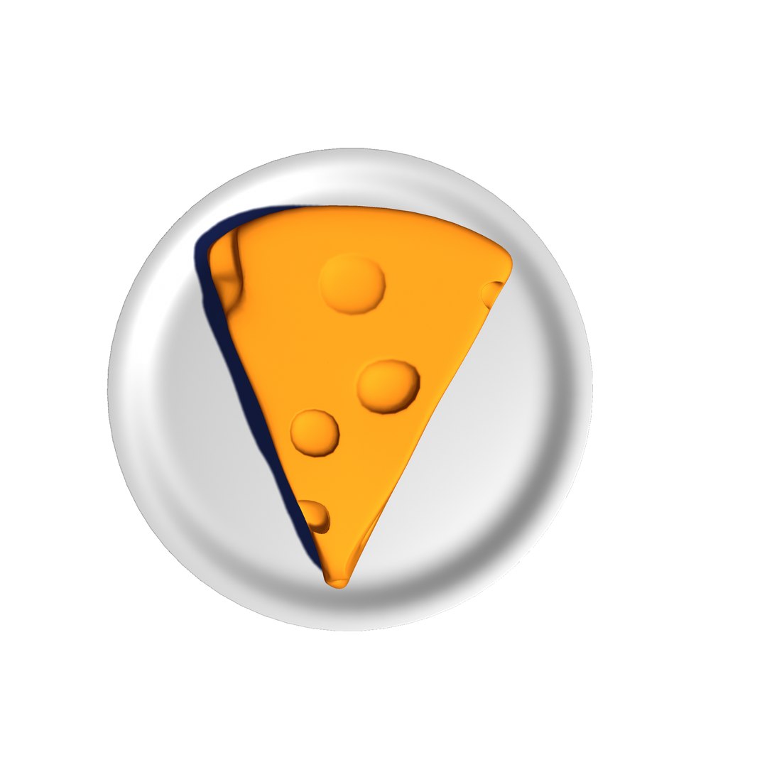 3d Model Block Cheese