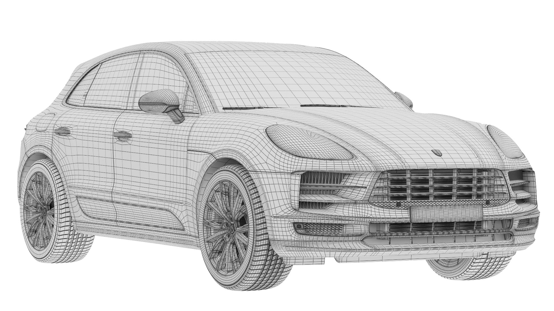 Porsche Macan 2020 Model - TurboSquid 2342536