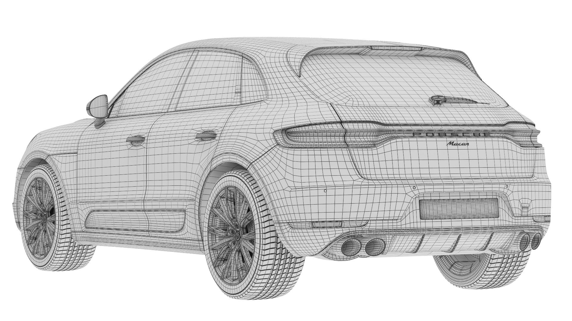 Porsche Macan 2020 Model - TurboSquid 2342536