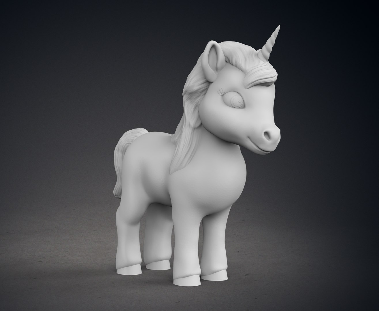 3D Cute Unicorn Model - TurboSquid 2226804