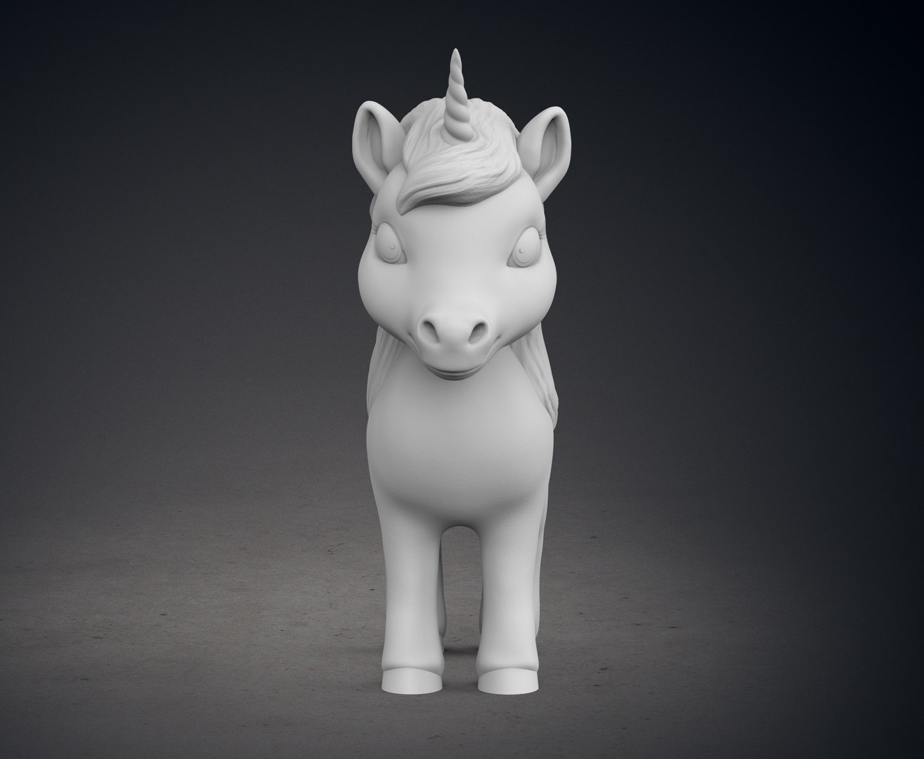 3D Cute Unicorn Model - TurboSquid 2226804