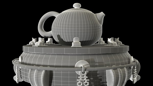 3D Chinese tea pot model - TurboSquid 1838894