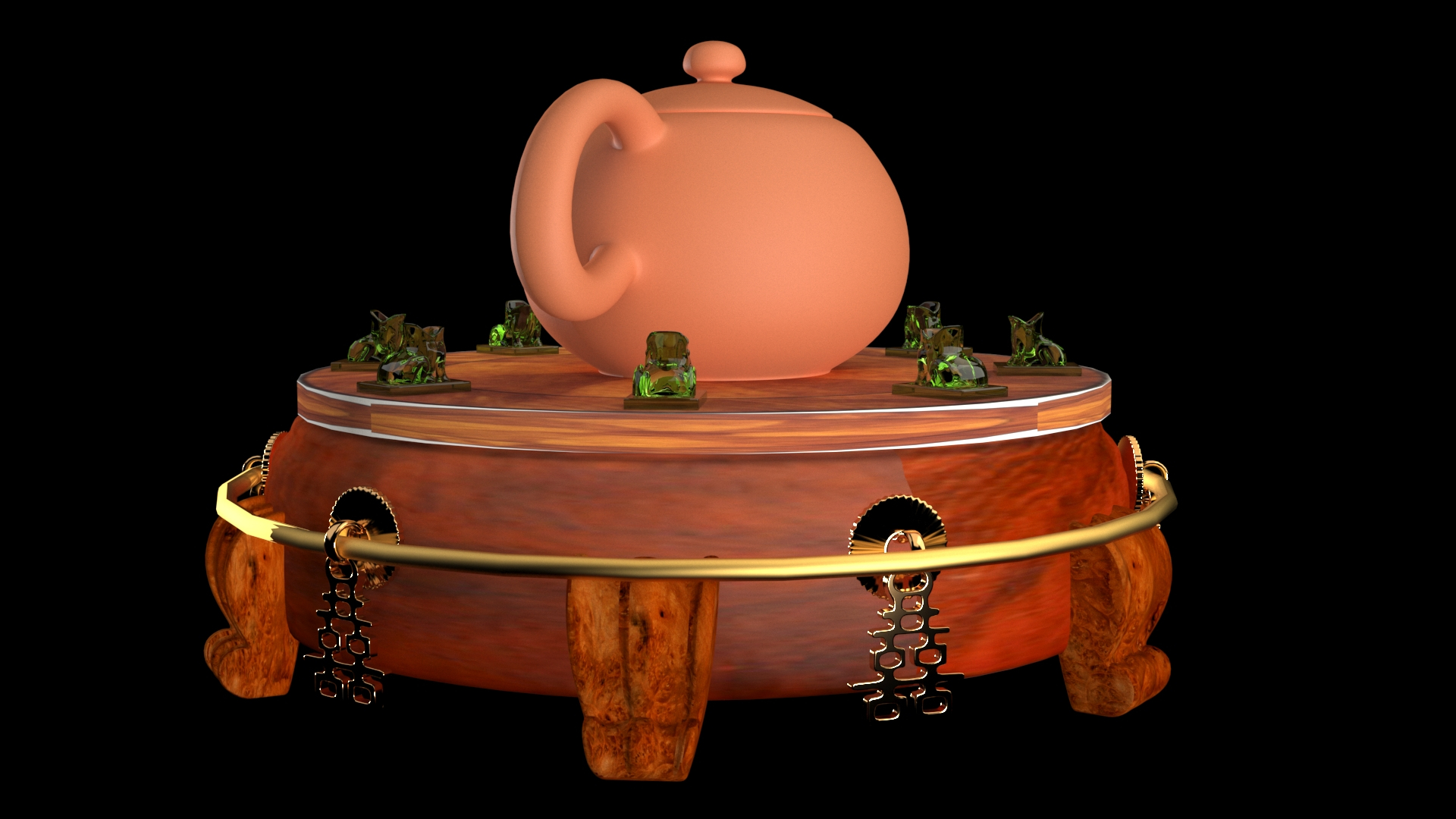 3D Chinese tea pot model - TurboSquid 1838894