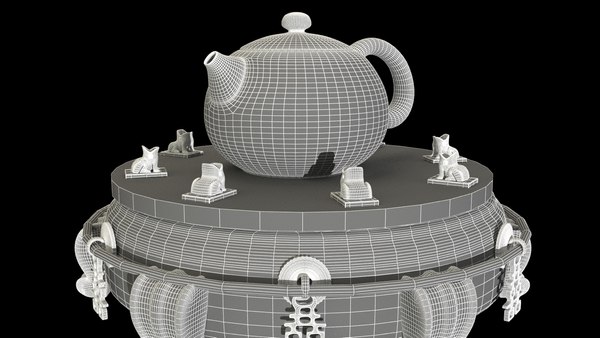 3D Chinese tea pot model - TurboSquid 1838894