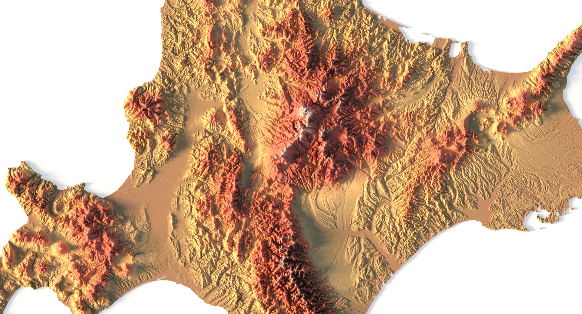 Japan Relief map and 3D model3Dモデル - TurboSquid 1886111