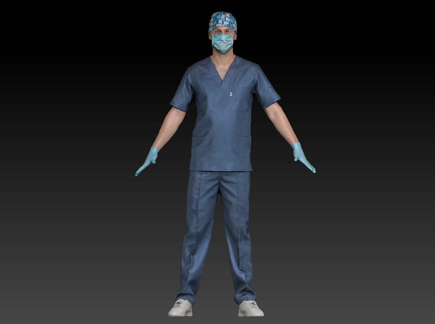 Animation Ready Man Surgeon Model - TurboSquid 1549593