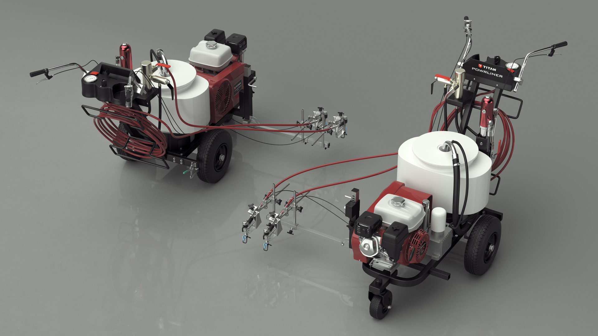 3D Line Painting Machine Titan PowrLiner 4955 Rigged - TurboSquid 2212169