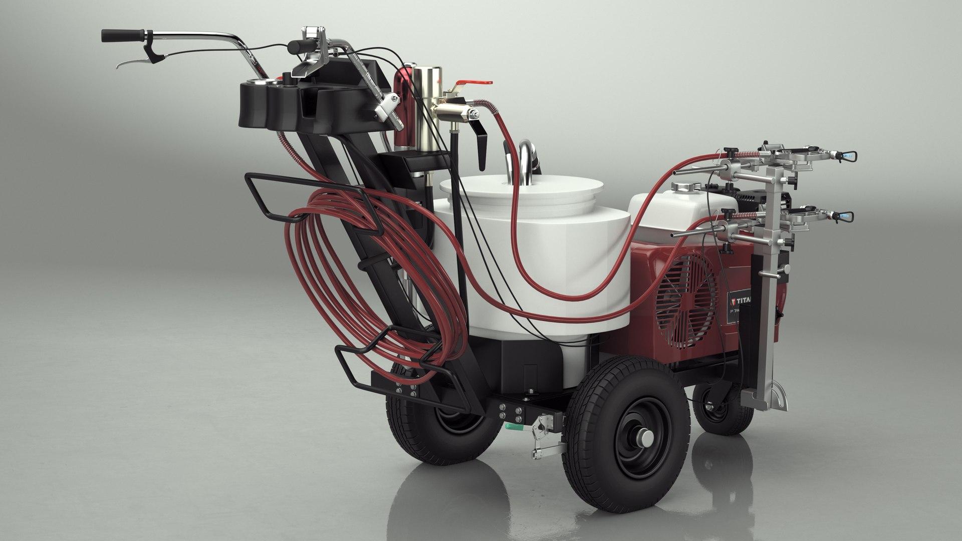 3D Line Painting Machine Titan PowrLiner 4955 Rigged - TurboSquid 2212169