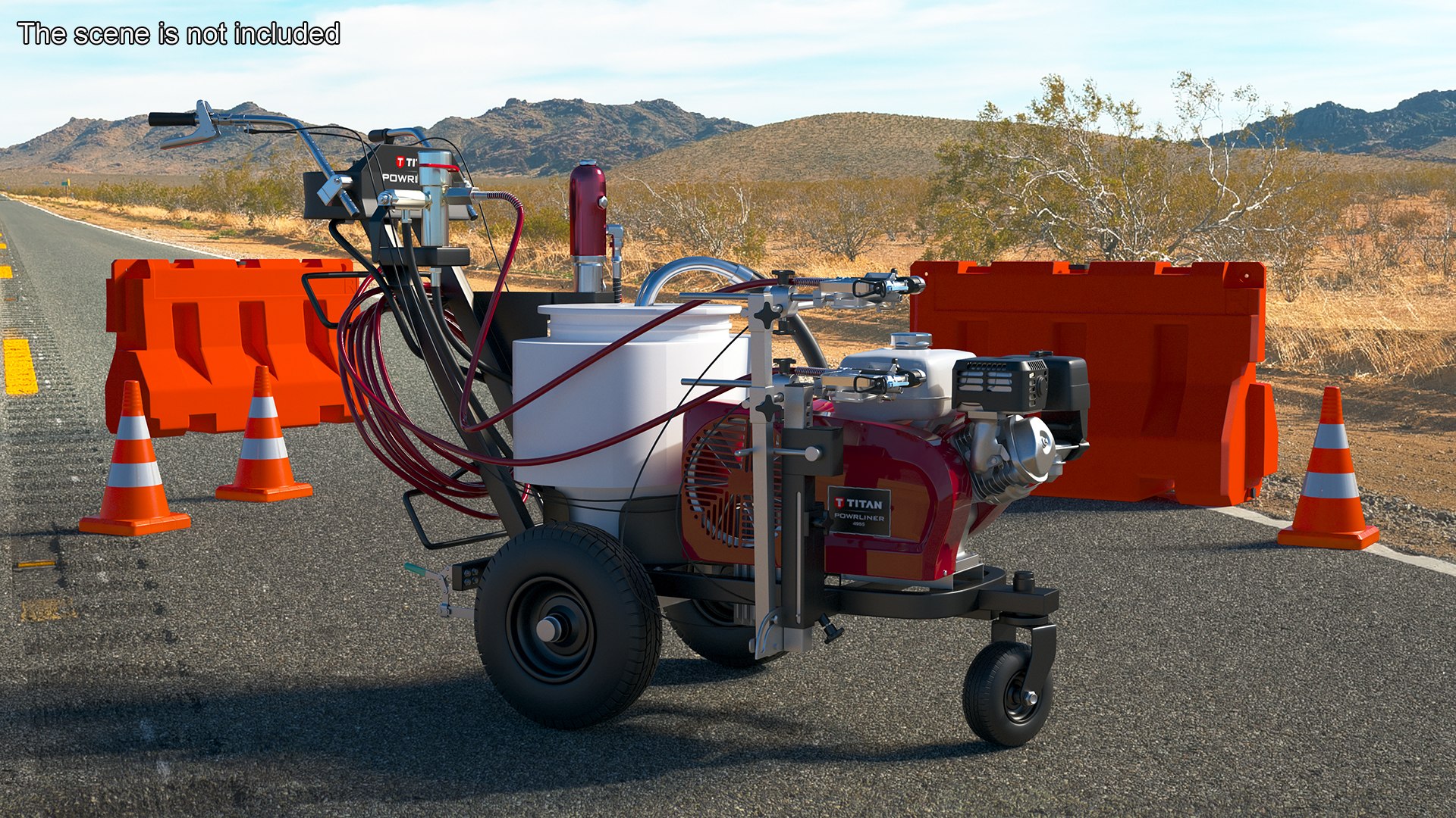 3D Line Painting Machine Titan PowrLiner 4955 Rigged - TurboSquid 2212169