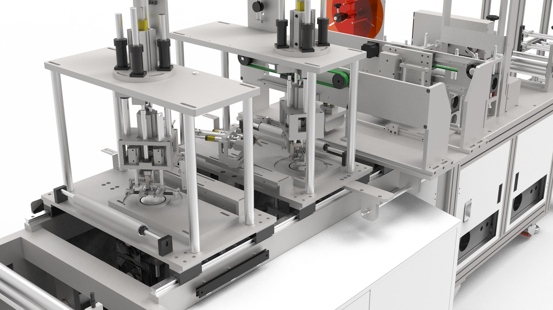 Fully Automatic NK95 Mask Machine Assembly Line Model - TurboSquid 1853734