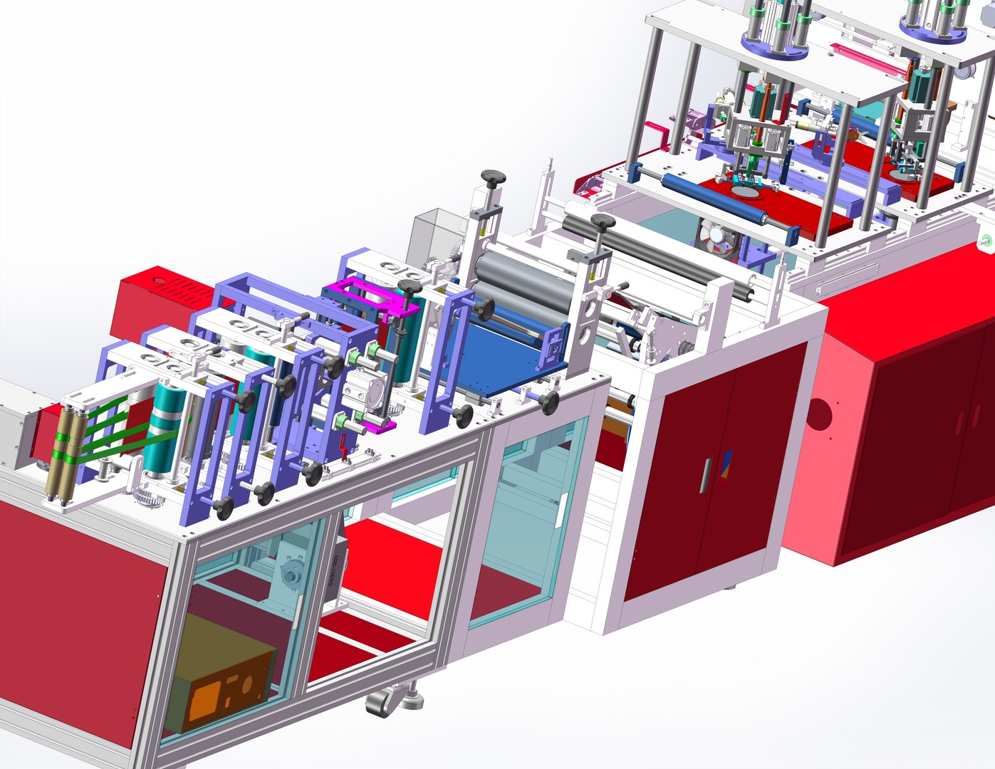 Fully Automatic NK95 Mask Machine Assembly Line Model - TurboSquid 1853734