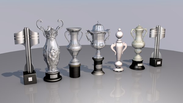 Trophy set 3D model - TurboSquid 1317934