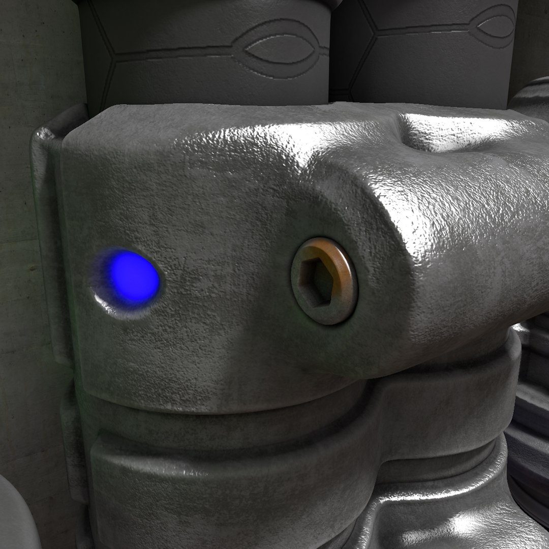 3d Model Of Futuristic Cables Connectors Wiring