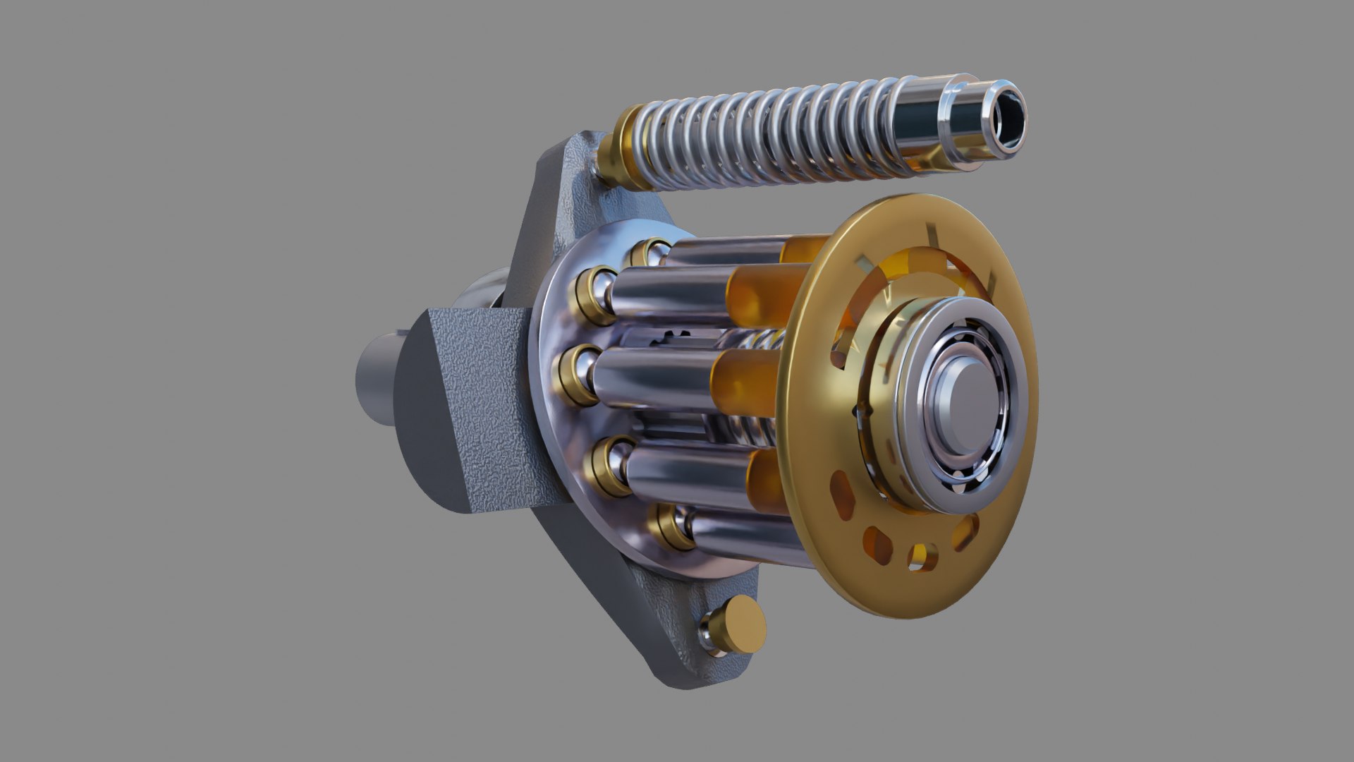 3D Hydraulic Piston Pump - Internal Components - TurboSquid 2126975