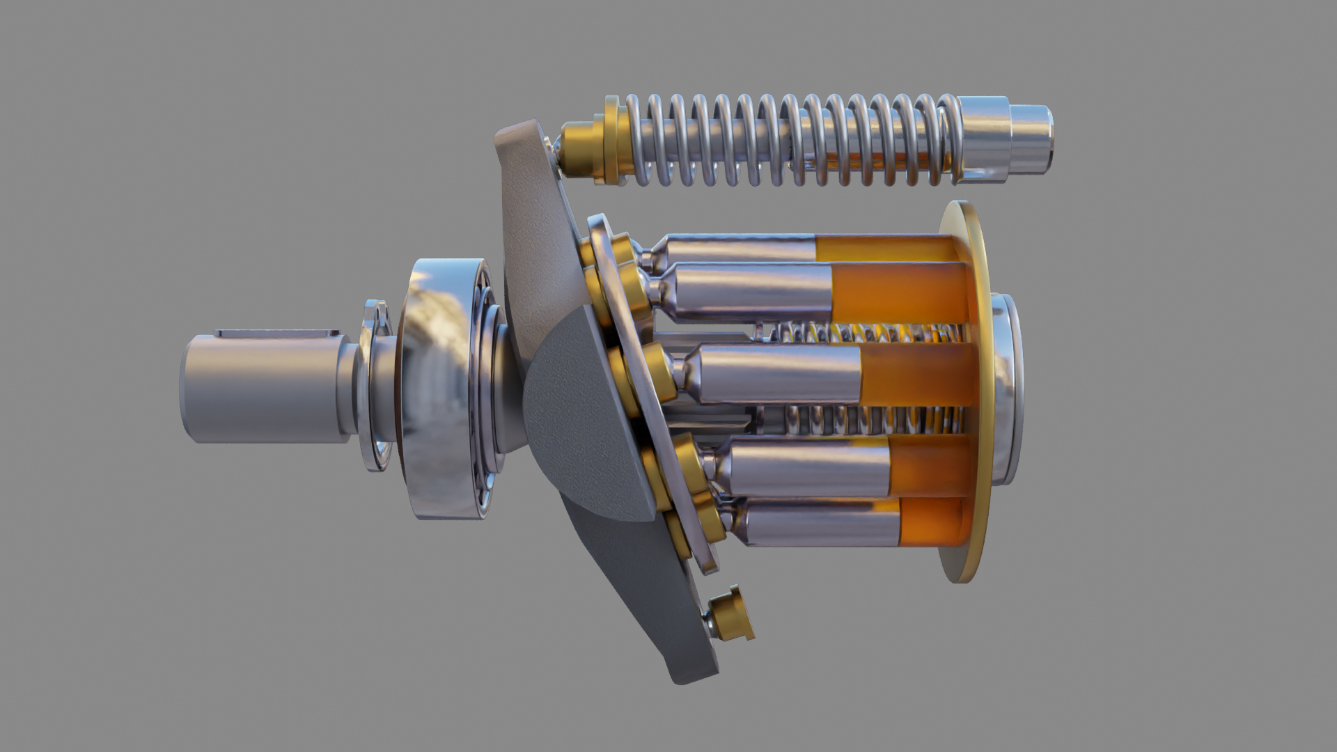 3D Hydraulic Piston Pump - Internal Components - TurboSquid 2126975