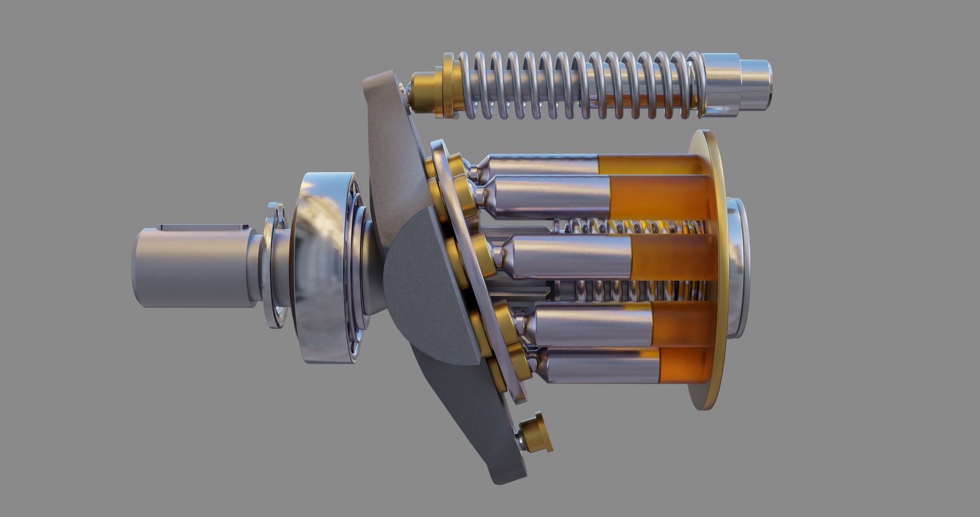 3D Hydraulic Piston Pump - Internal Components - TurboSquid 2126975