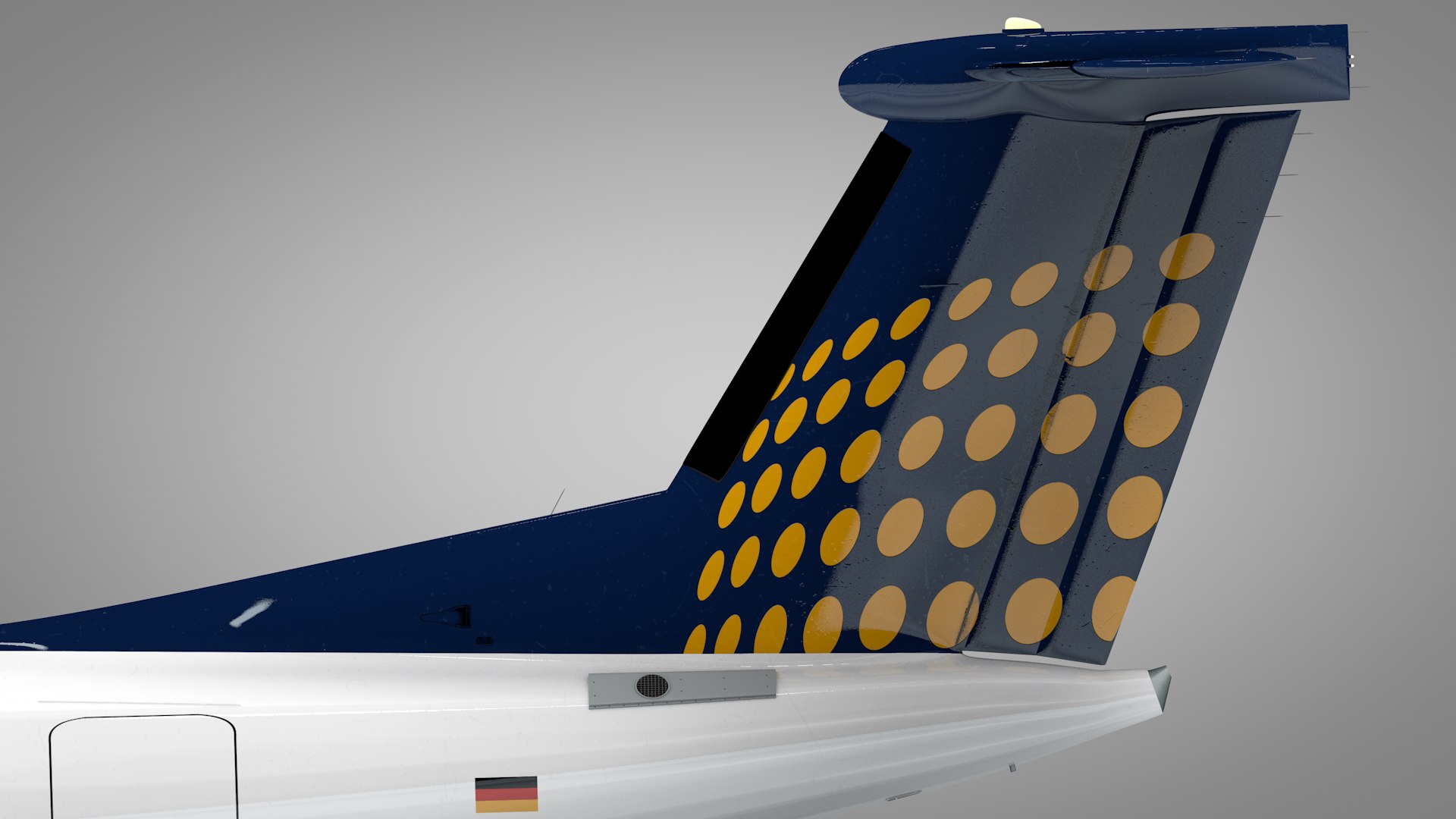 3D LUFTHANSA REGIONAL Bombardier DHC-8 Q400 Dash 8 L1499 - TurboSquid ...