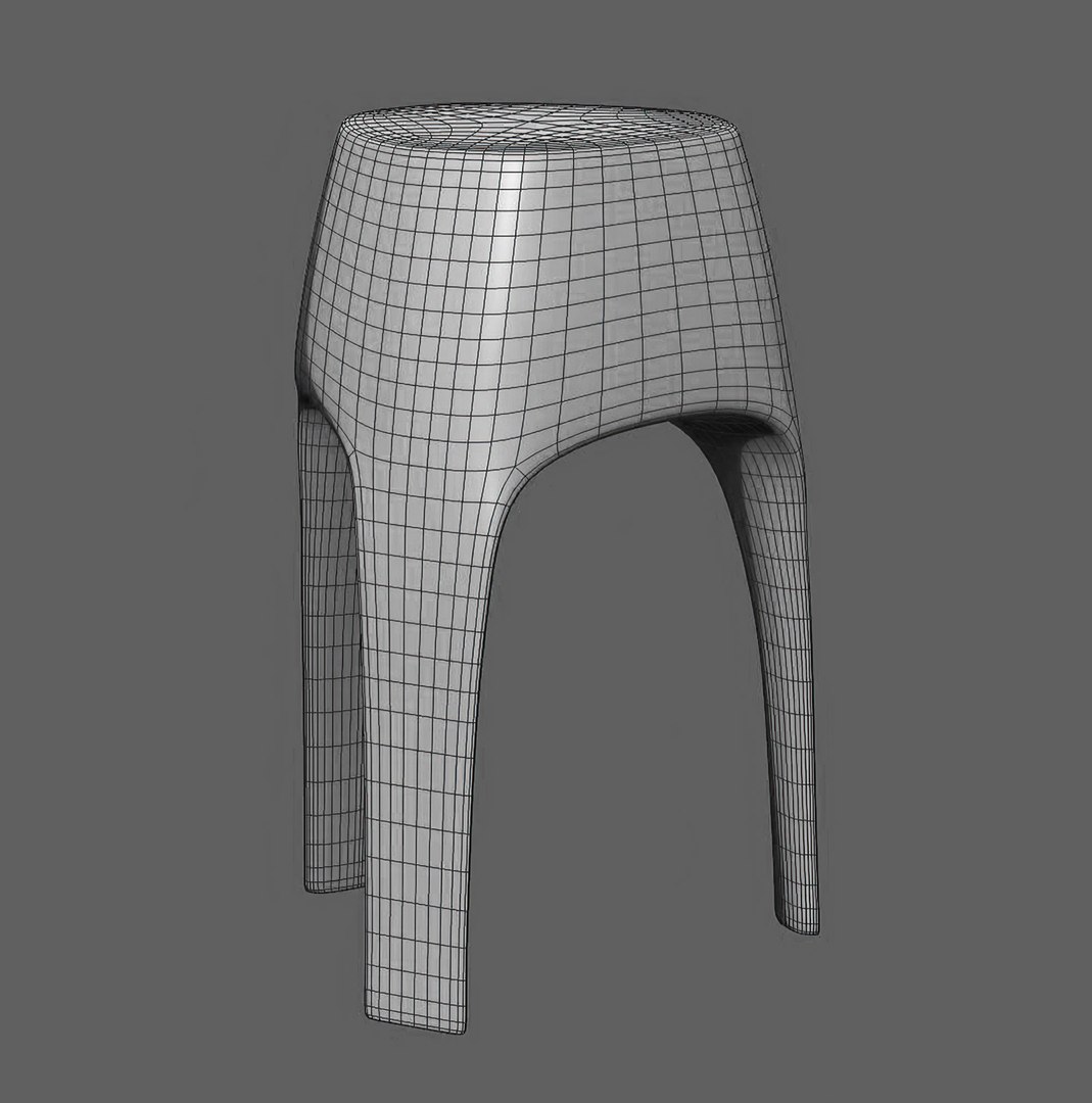 Stool 3 legs by Pols Potten 3D model - TurboSquid 1848649