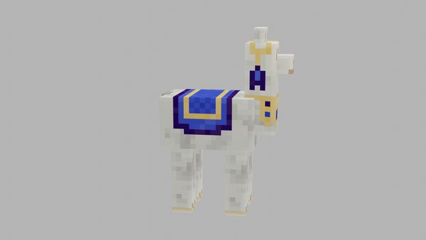 3D модель Minecraft Llama - TurboSquid 2050771