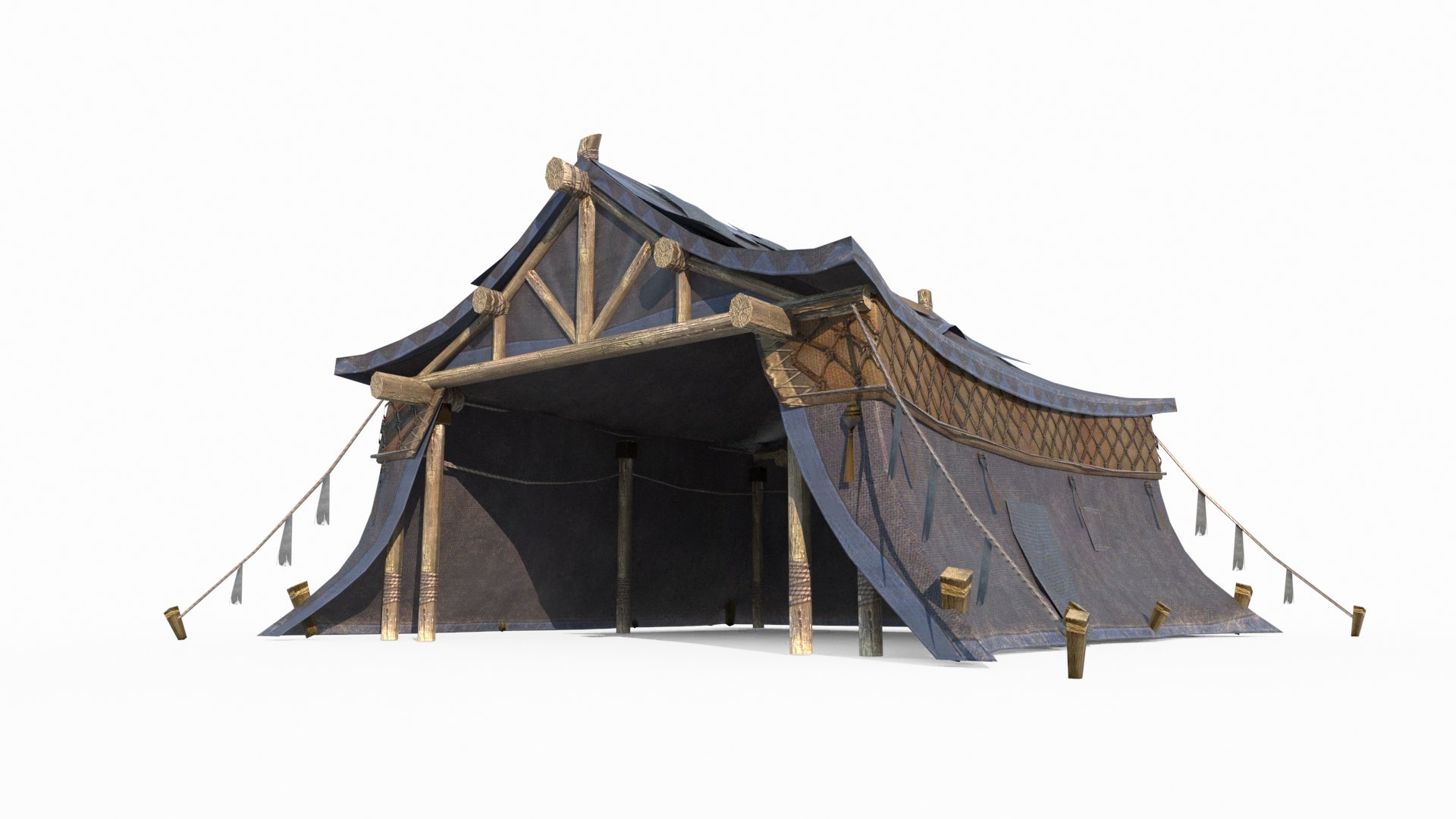 Ancient Field Marching Tent 3D Model - TurboSquid 2034217