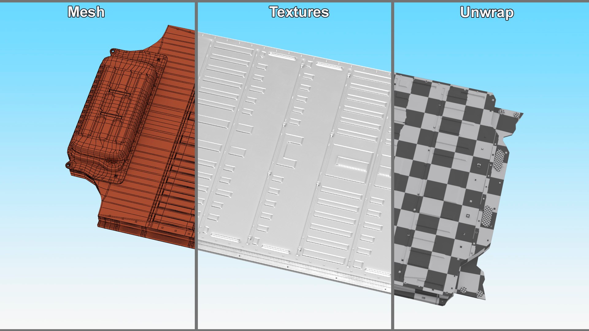Electric Vehicle Battery Pack 3D Model - TurboSquid 2249966