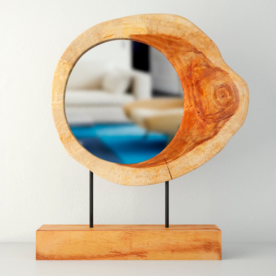 3D trunk mirror stand - TurboSquid 1202138
