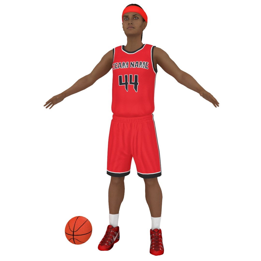 Female Basketball Player Ball Model - TurboSquid 1312802