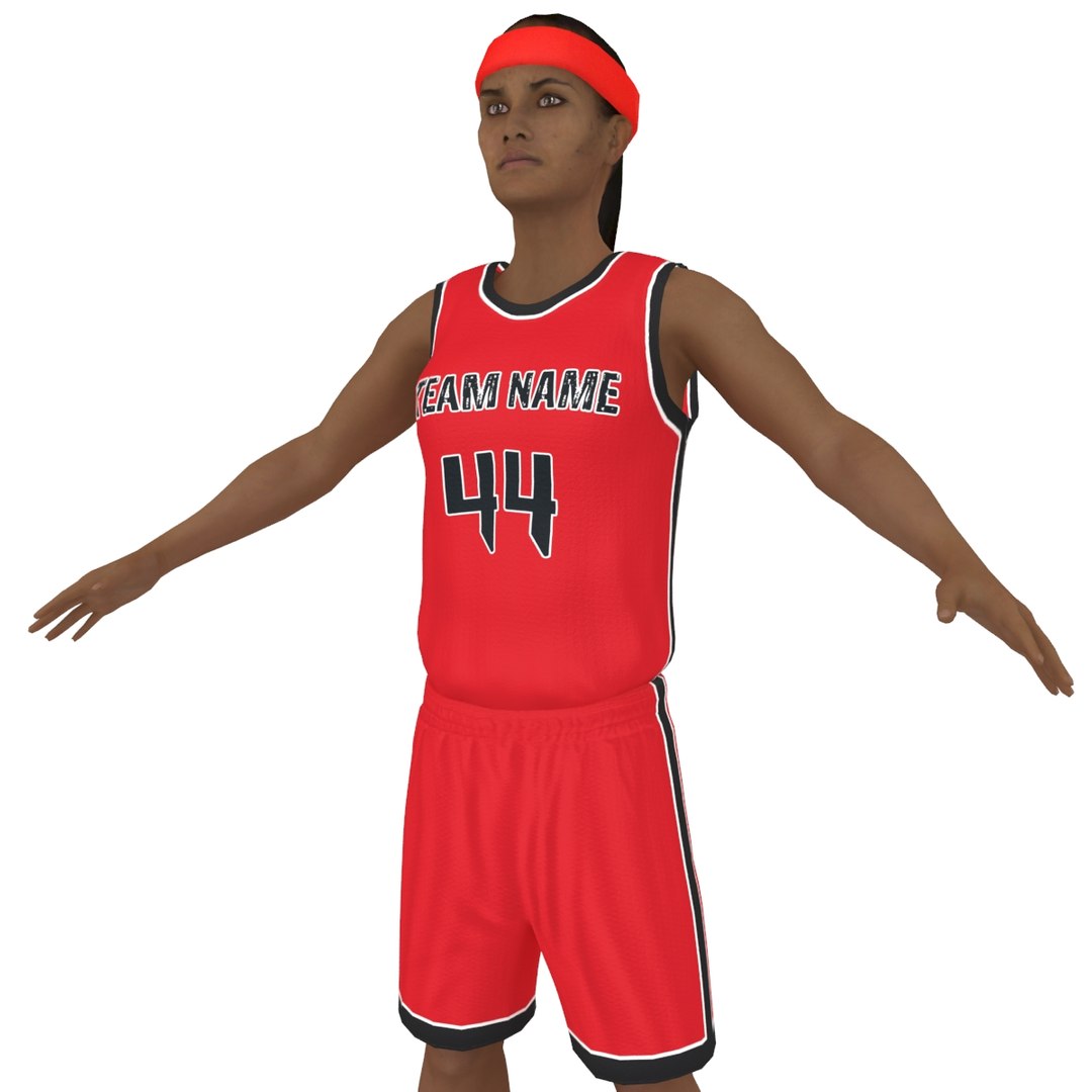 Female Basketball Player Ball Model - TurboSquid 1312802