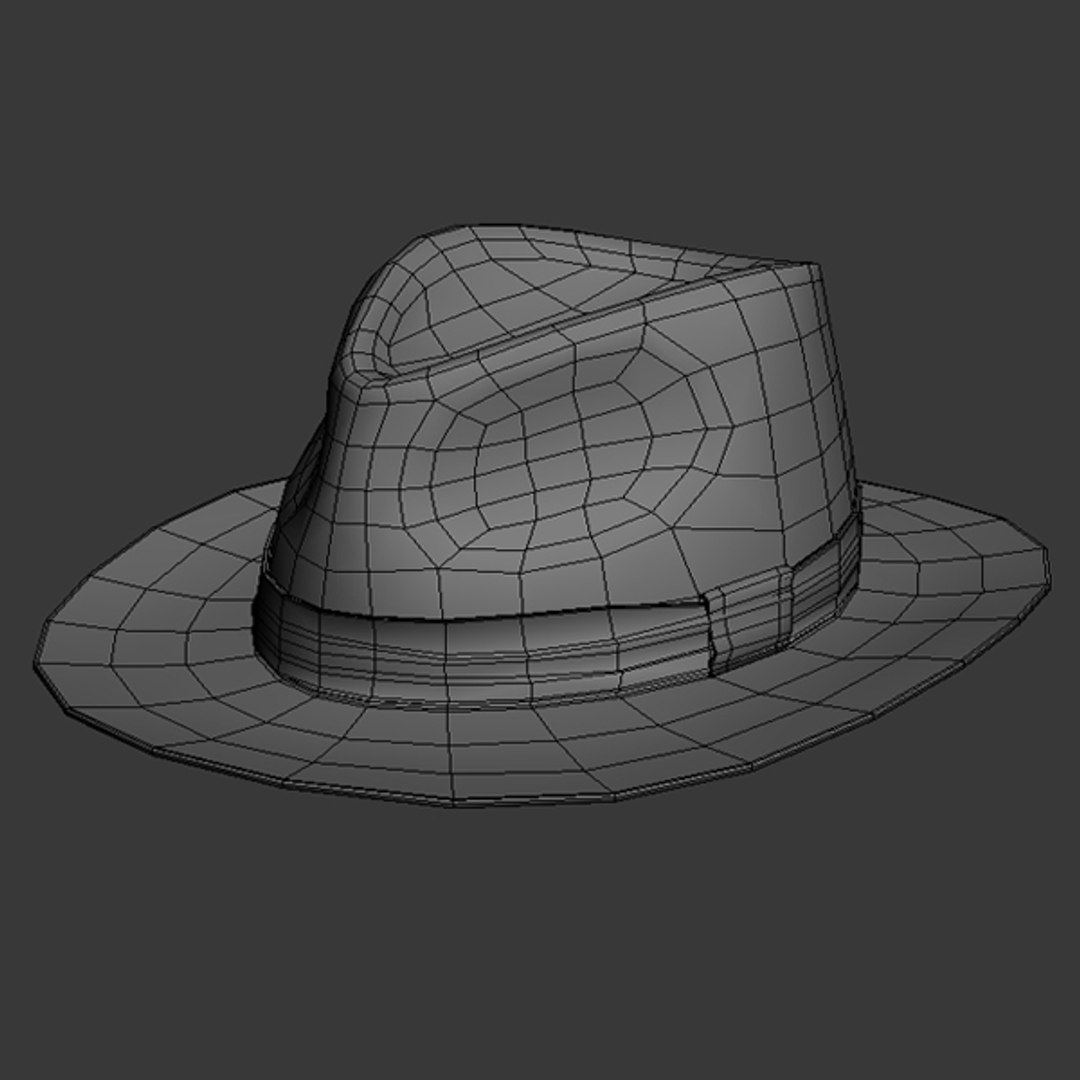 Hat Fedora 3d Model