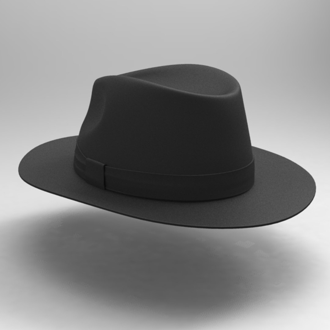 Hat Fedora 3d Model