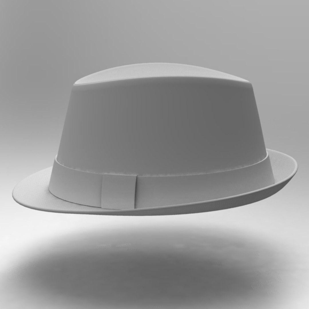Hat Fedora 3d Model