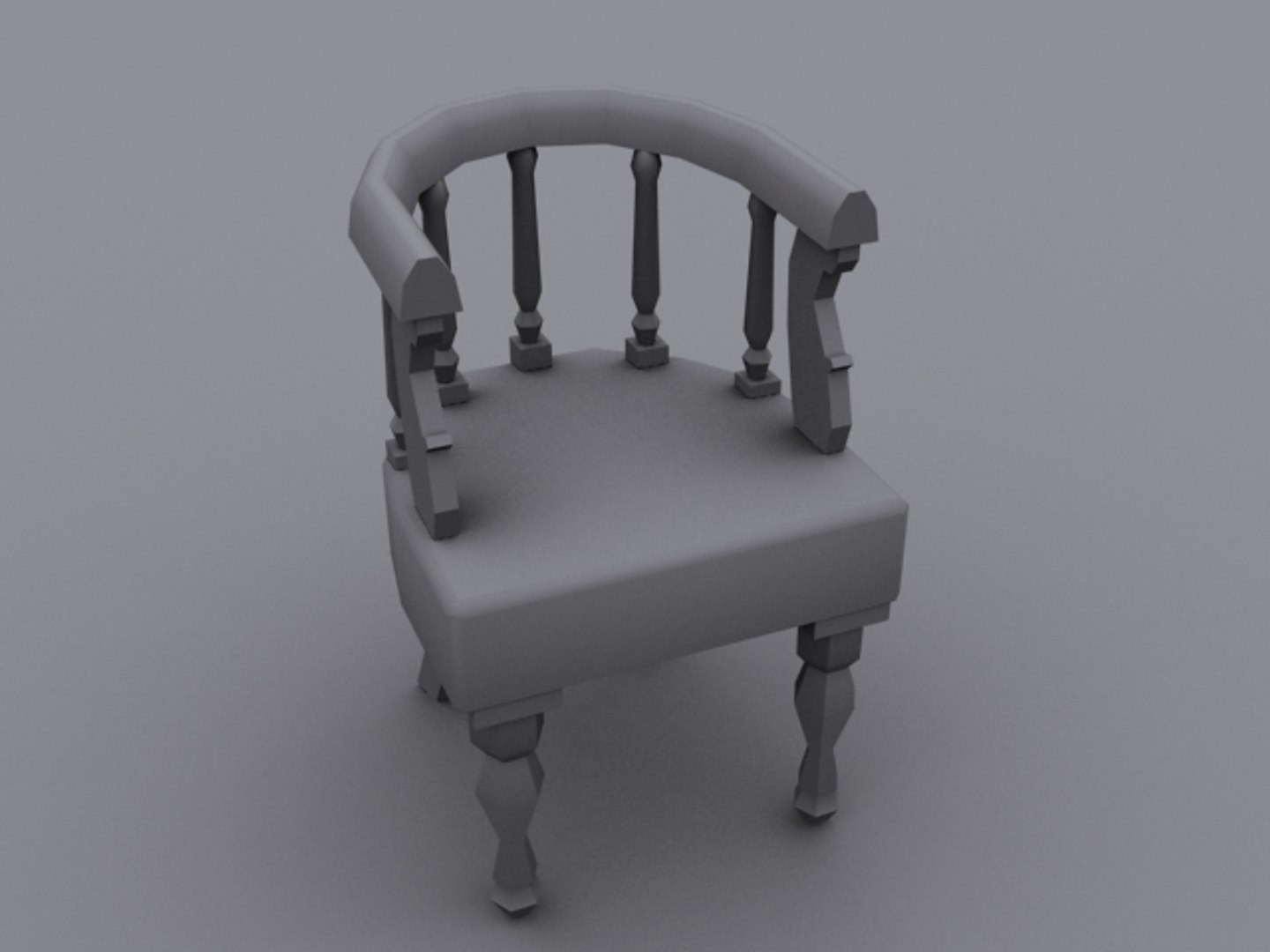 3d Chair Georgian