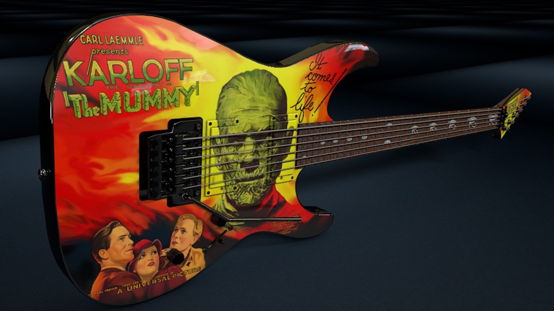 3d Metallica - Kirk Hammett Model