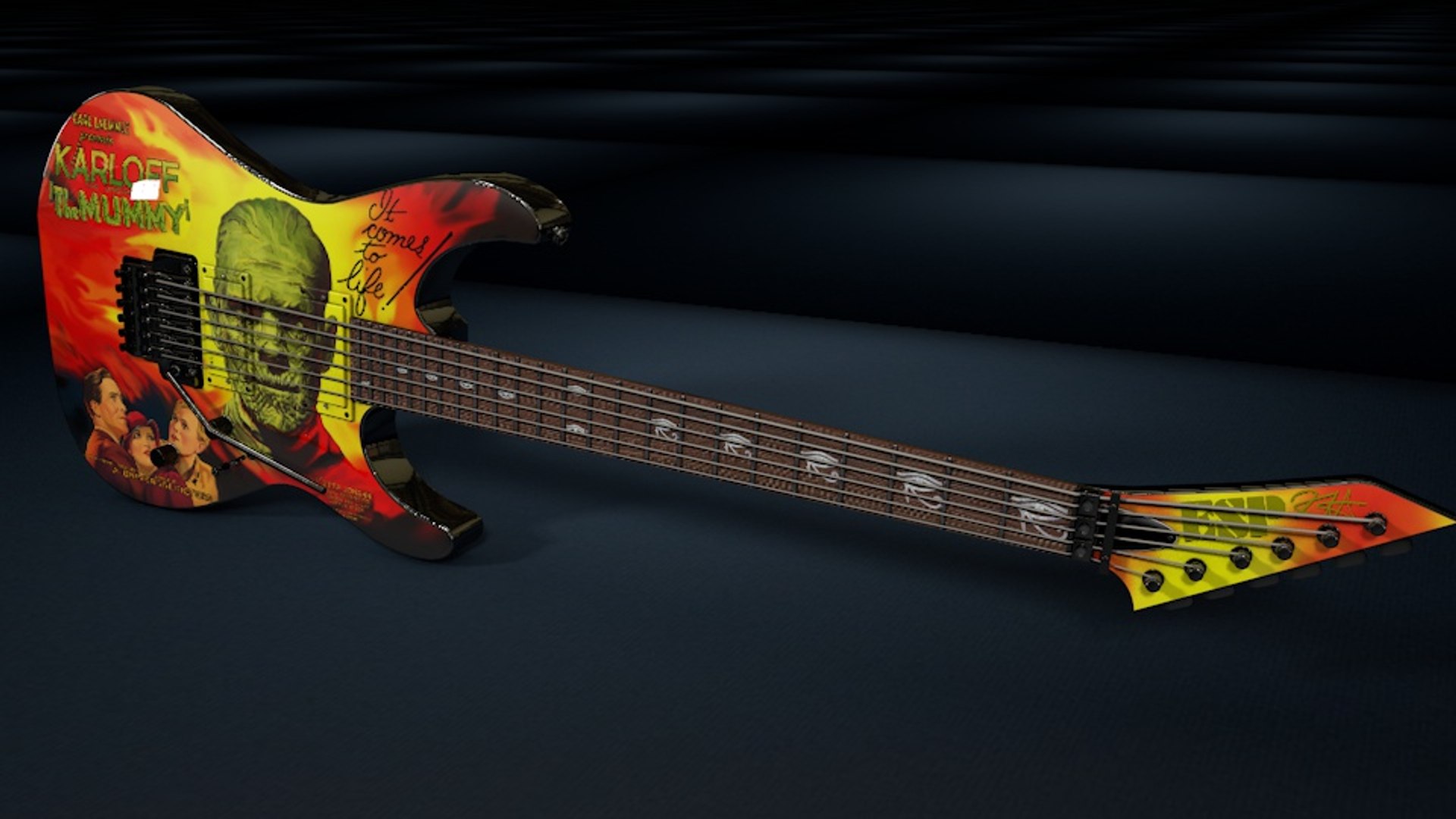3d Metallica - Kirk Hammett Model