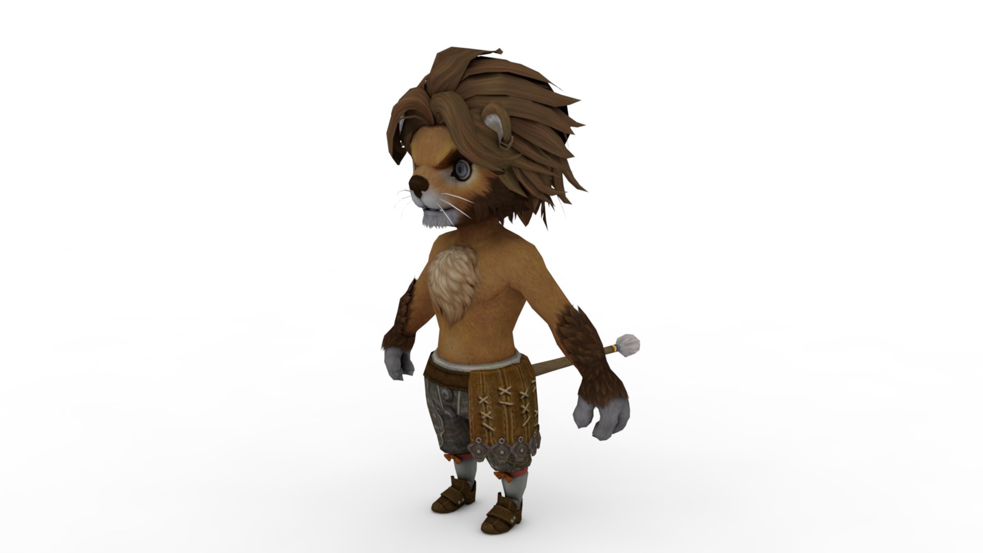 Cartoon Lion Model - TurboSquid 1999189