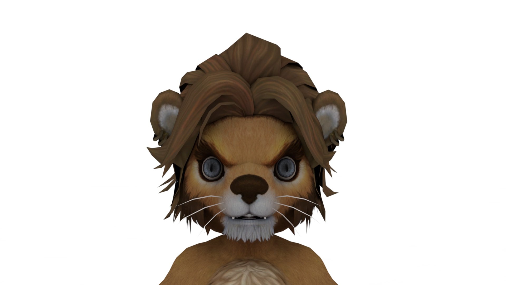 Cartoon Lion Model - TurboSquid 1999189