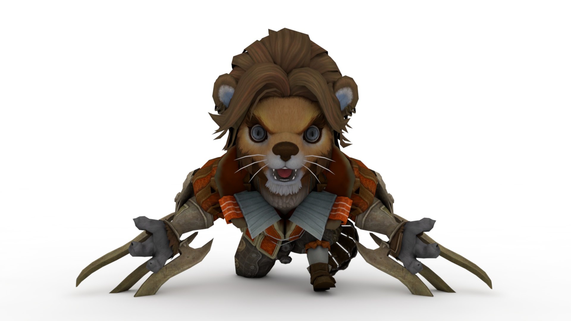 Cartoon Lion Model - TurboSquid 1999189