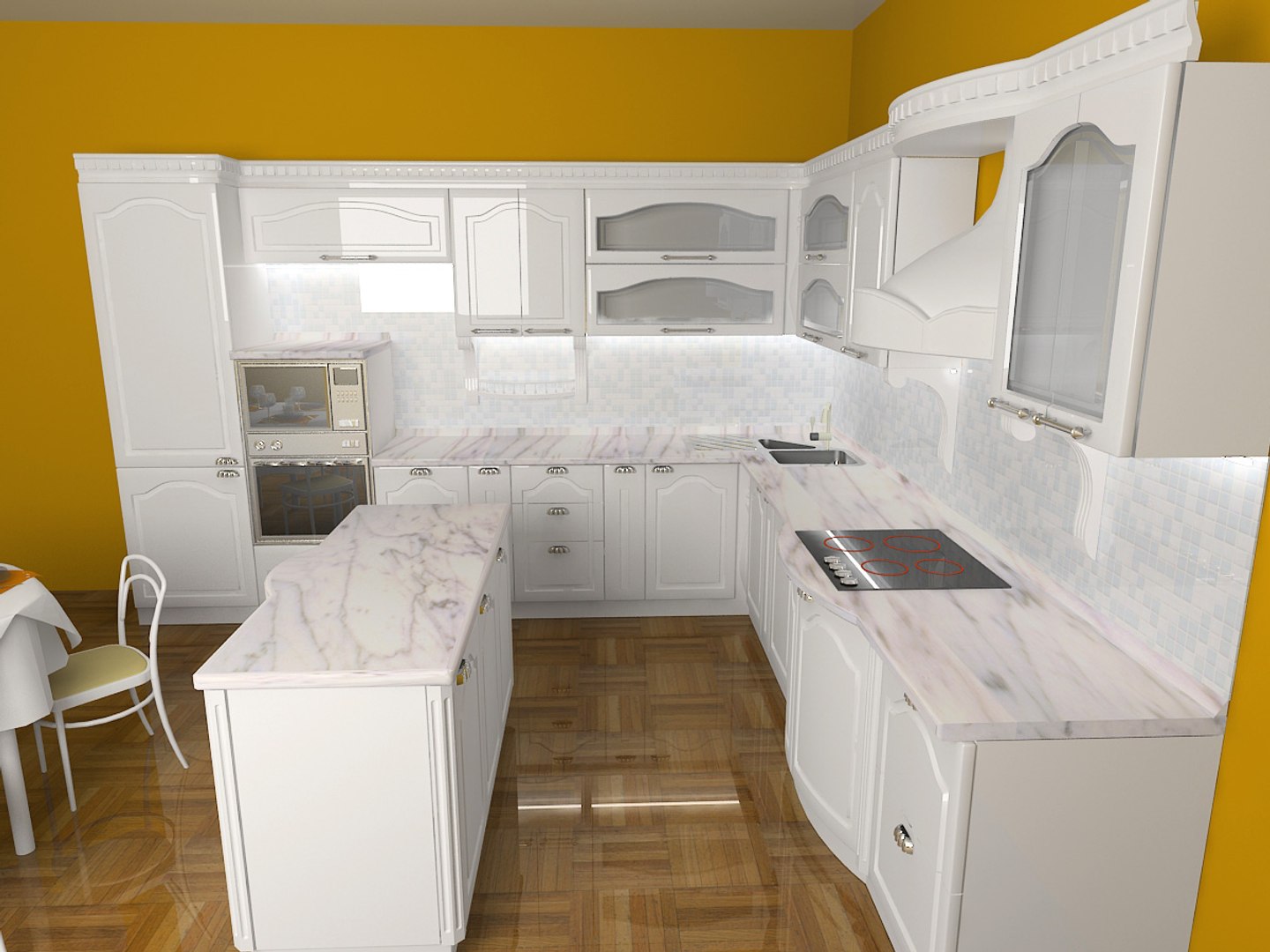 Classic Kitchen 3d 3ds