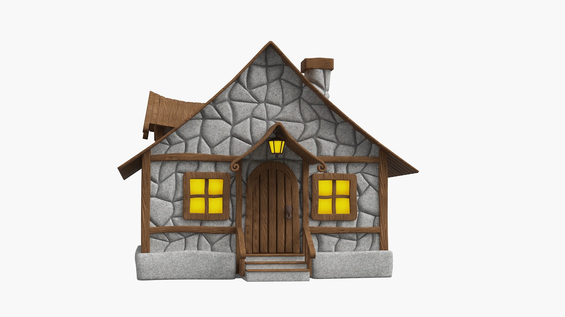 3D Model Cartoon House - TurboSquid 2323400