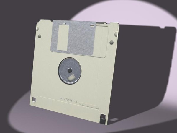 free floppy disk 3d model