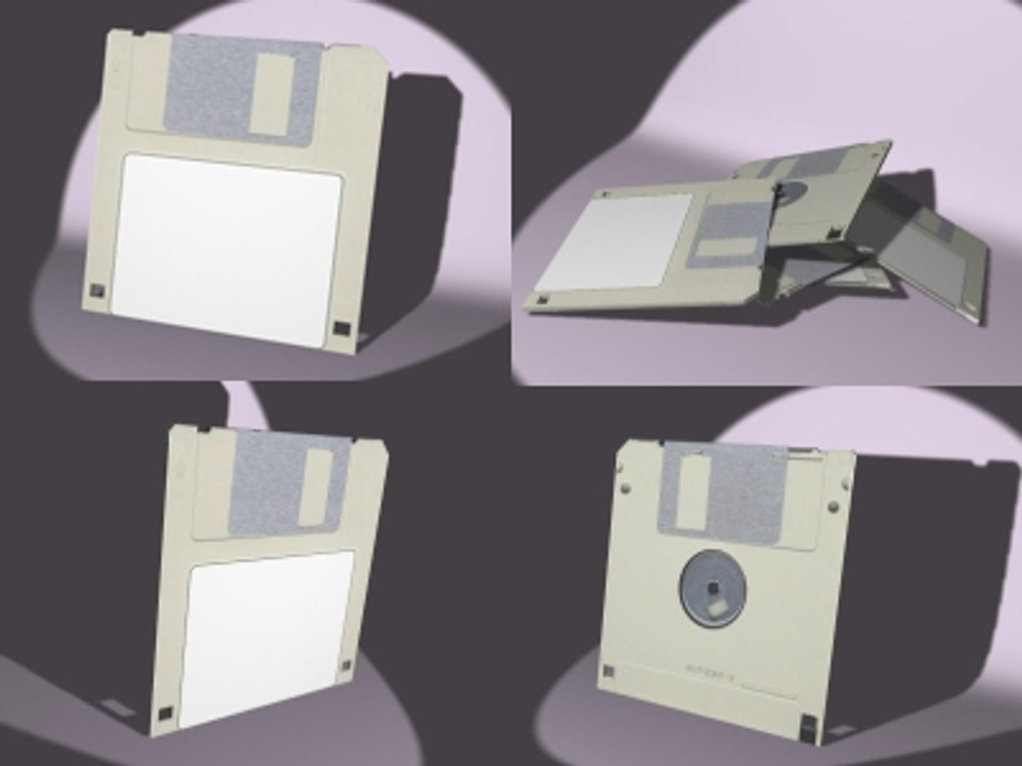 Free Floppy Disk 3d Model