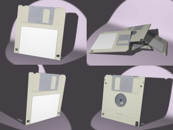 free floppy disk 3d model