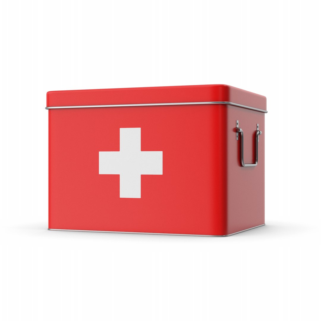 First Aid Tin Box 3D Model - TurboSquid 2149649