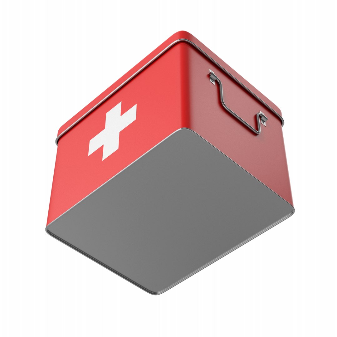 First Aid Tin Box 3D Model - TurboSquid 2149649