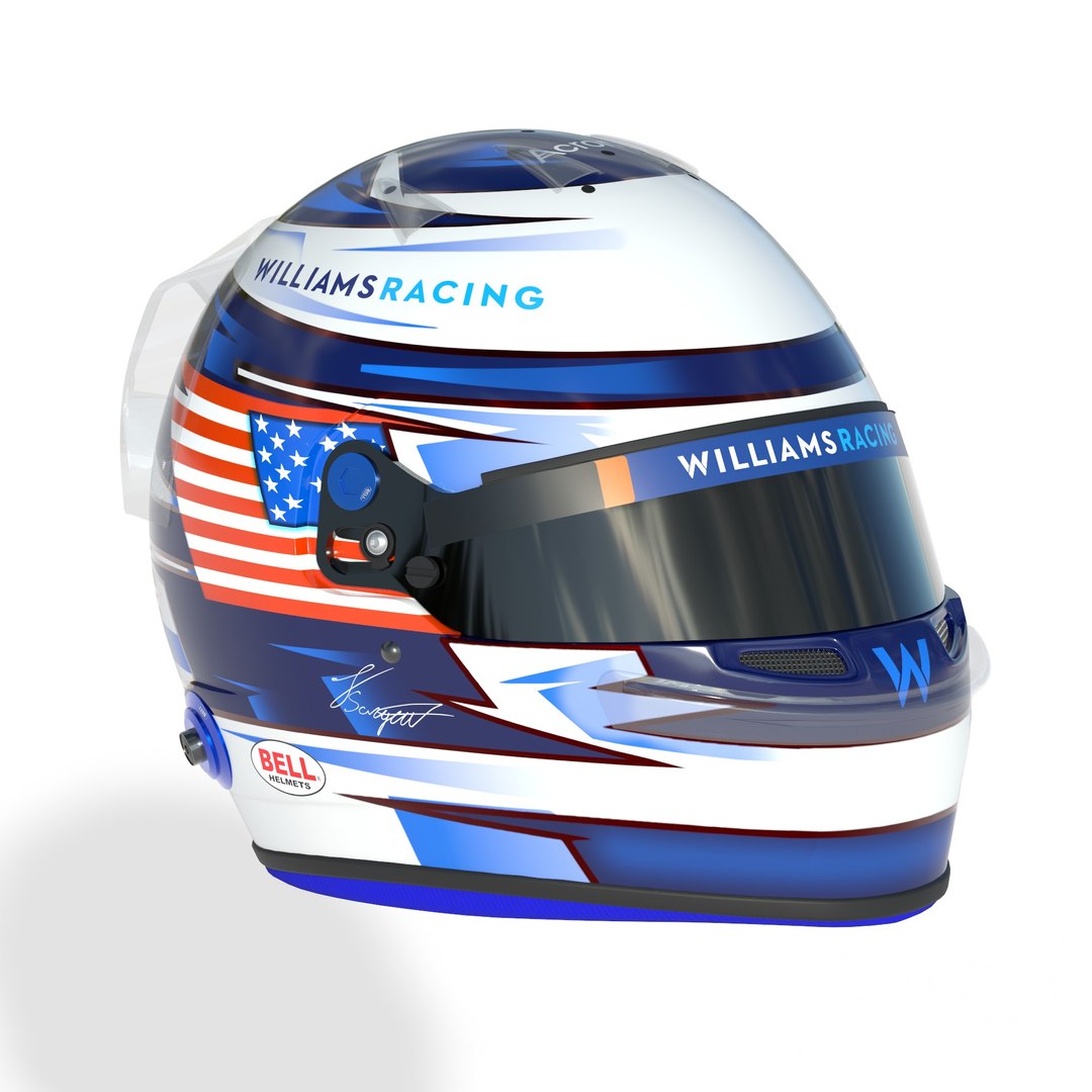 F1 Williams Helmets 2023 3D - TurboSquid 2143851