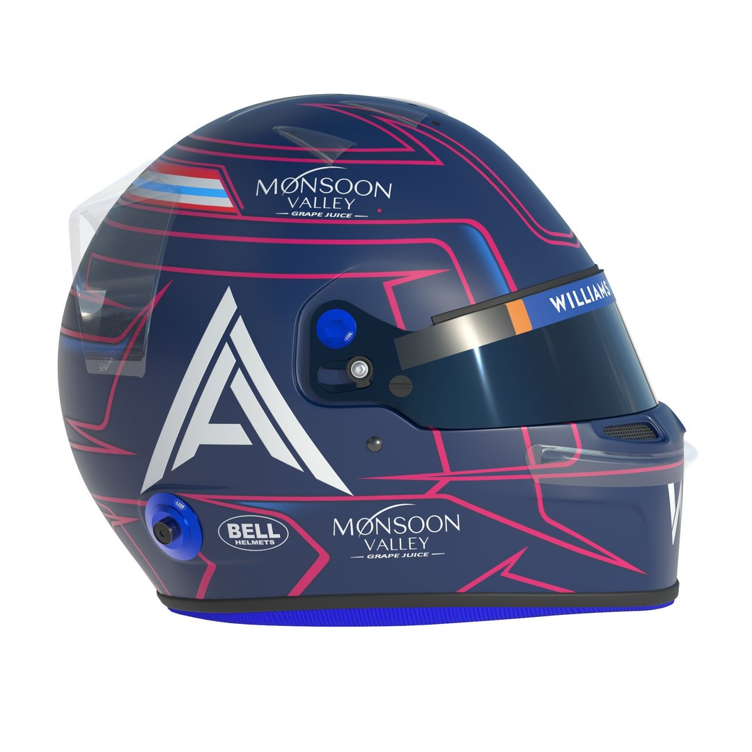 F1 Williams Helmets 2023 3D - TurboSquid 2143851