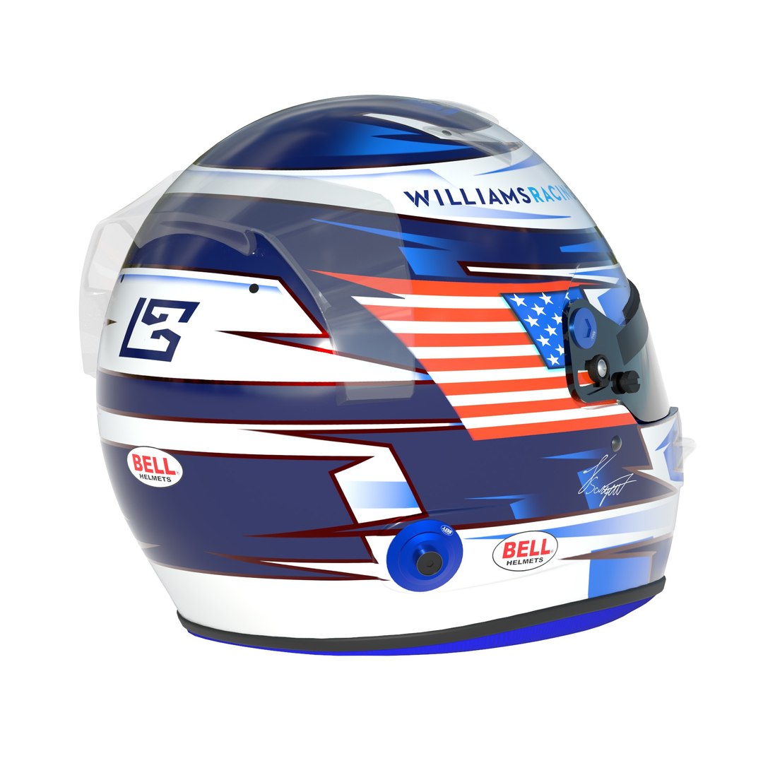 F1 Williams Helmets 2023 3D - TurboSquid 2143851